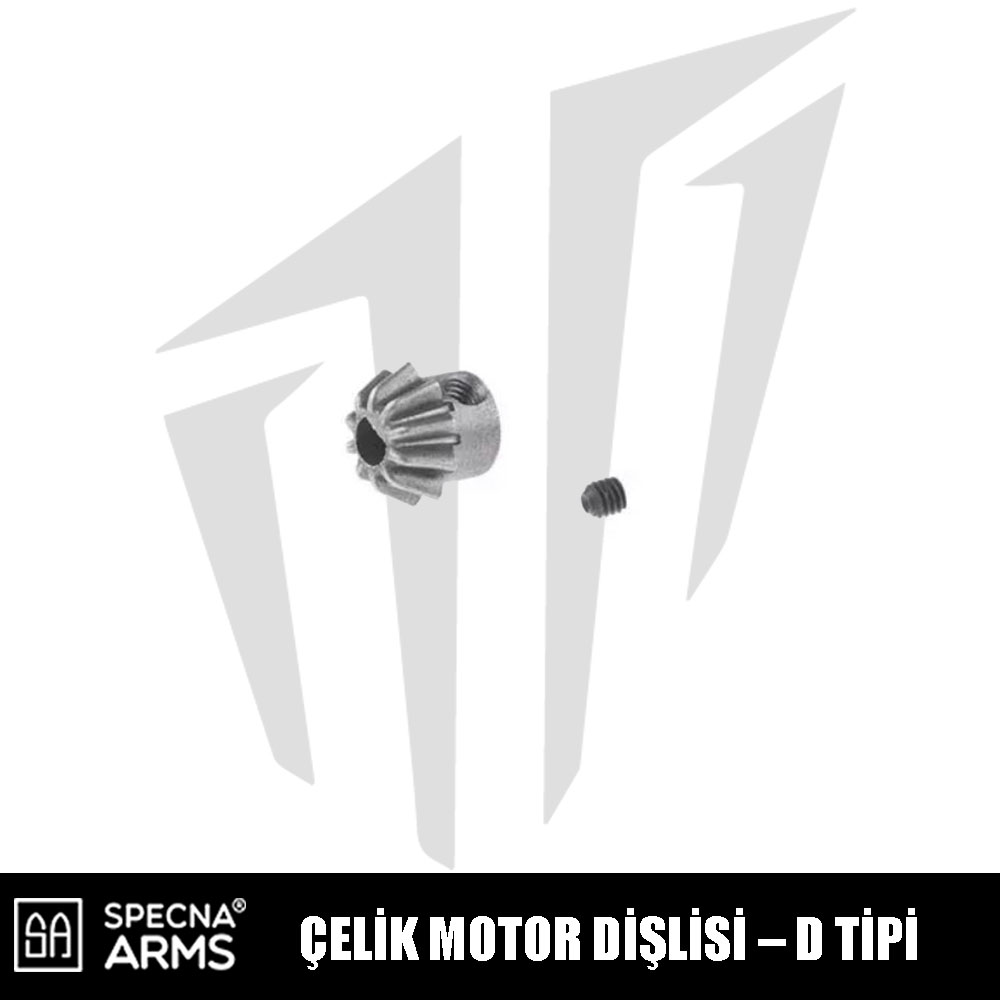 Specna Arms Çelik Motor Dişlisi – D Tipi - Armorion.com