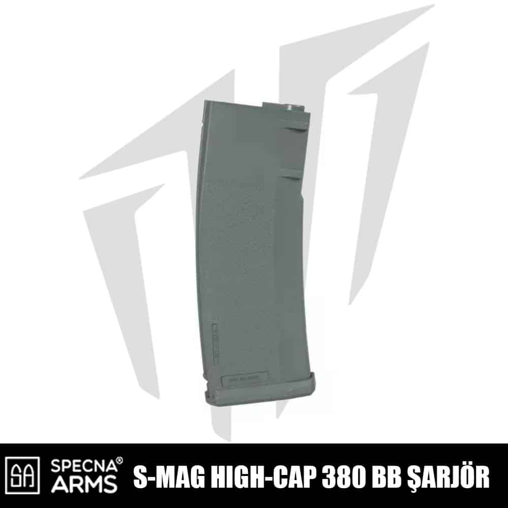 Specna Arms S-Mag Hi-Cap 380BB Airsoft Şarjörü – Gri - Armorion.com