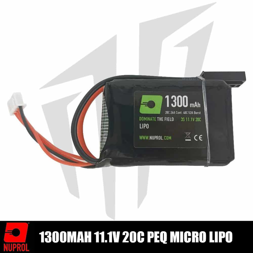 Nuprol Power 1300 MAh 11.1V 20C PEQ Micro Lipo Pil - Armorion.com
