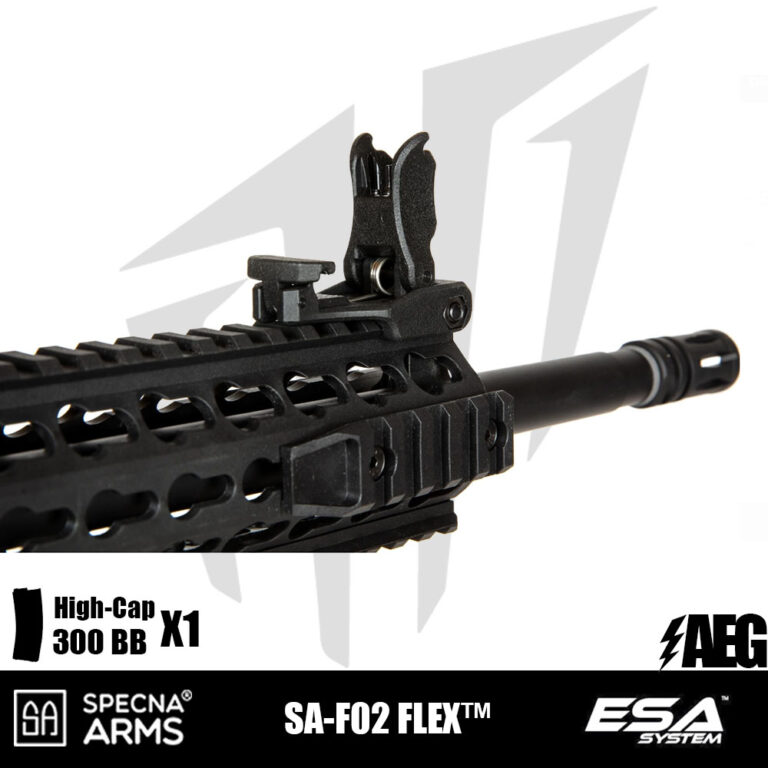 Specna Arms SA-F02 FLEX Airsoft Tüfeği – Siyah - Armorion.com
