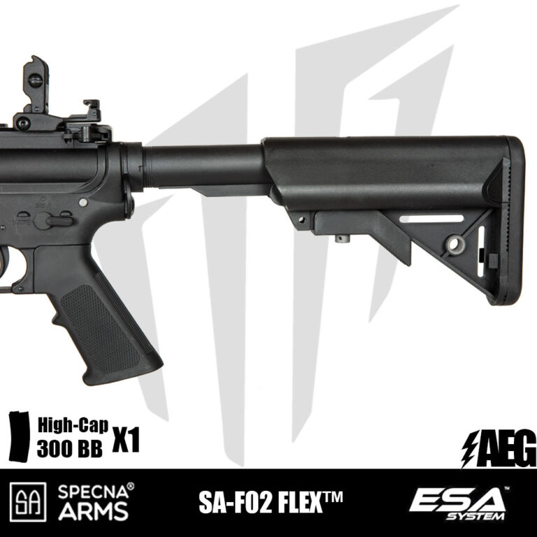 Specna Arms SA-F02 FLEX Airsoft Tüfeği – Siyah - Armorion.com
