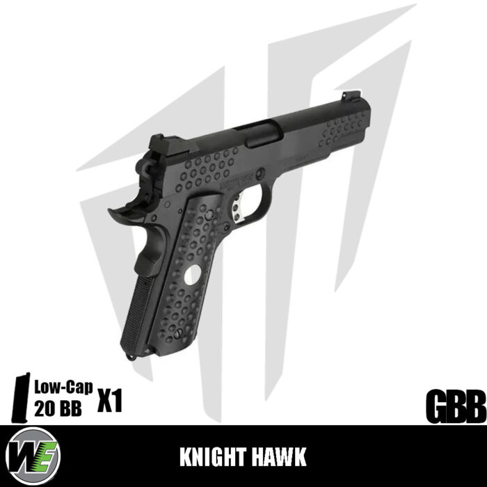 WE Knight Hawk 1911 Airsoft Tabanca – Siyah - Armorion.com