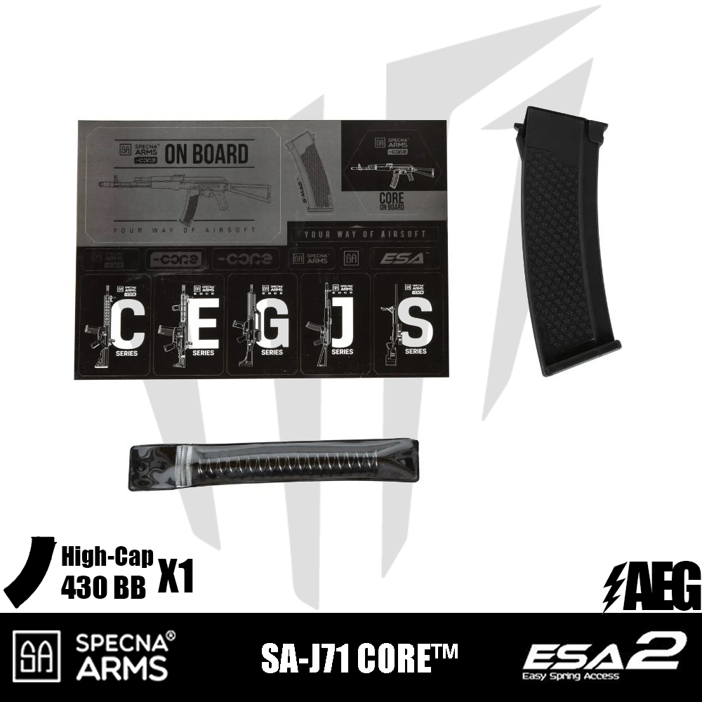 Specna Arms SA-J71 CORE™ Airsoft Tüfeği – Siyah - Armorion.com