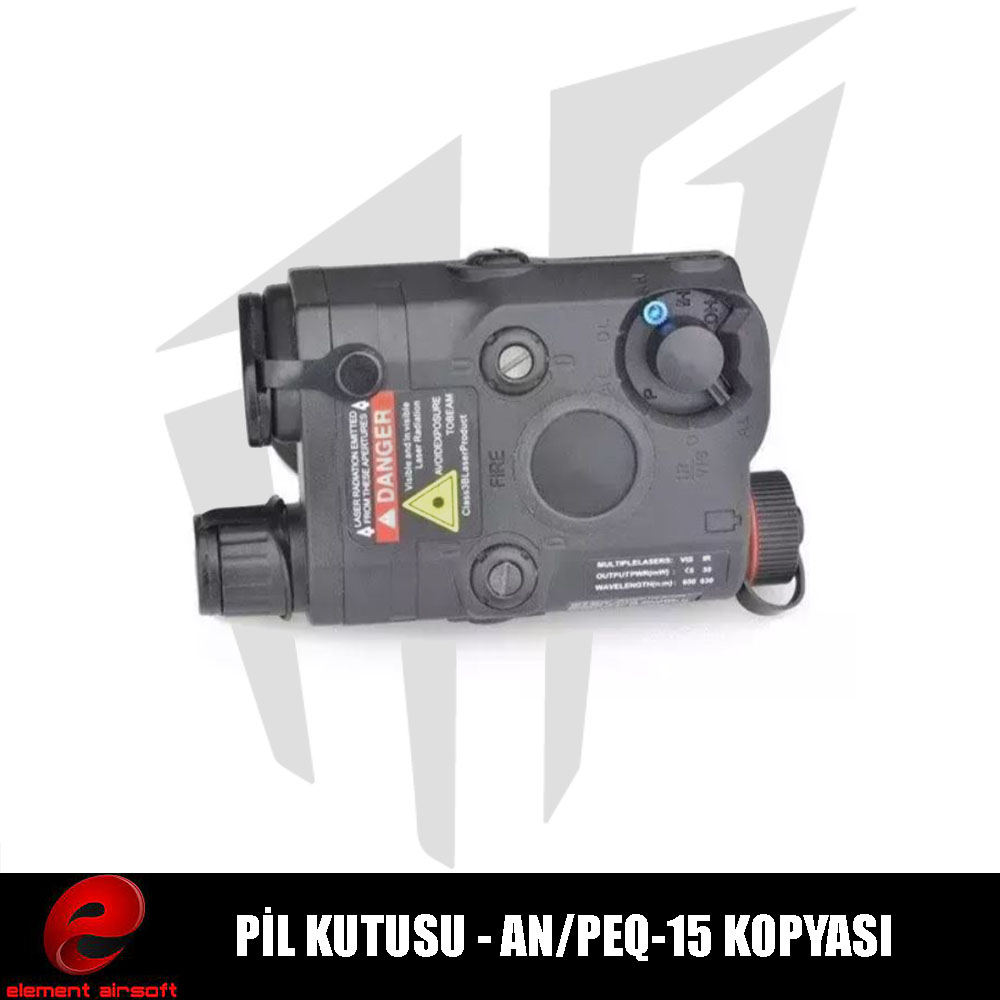 Element Airsoft Pil Kutusu – AN/PEQ-15 Kopyası – Siyah - Armorion.com