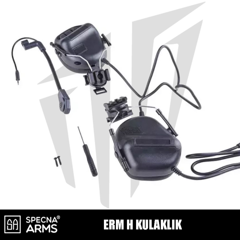 Specna Arms ERM H Kulaklık – Siyah - Armorion.com
