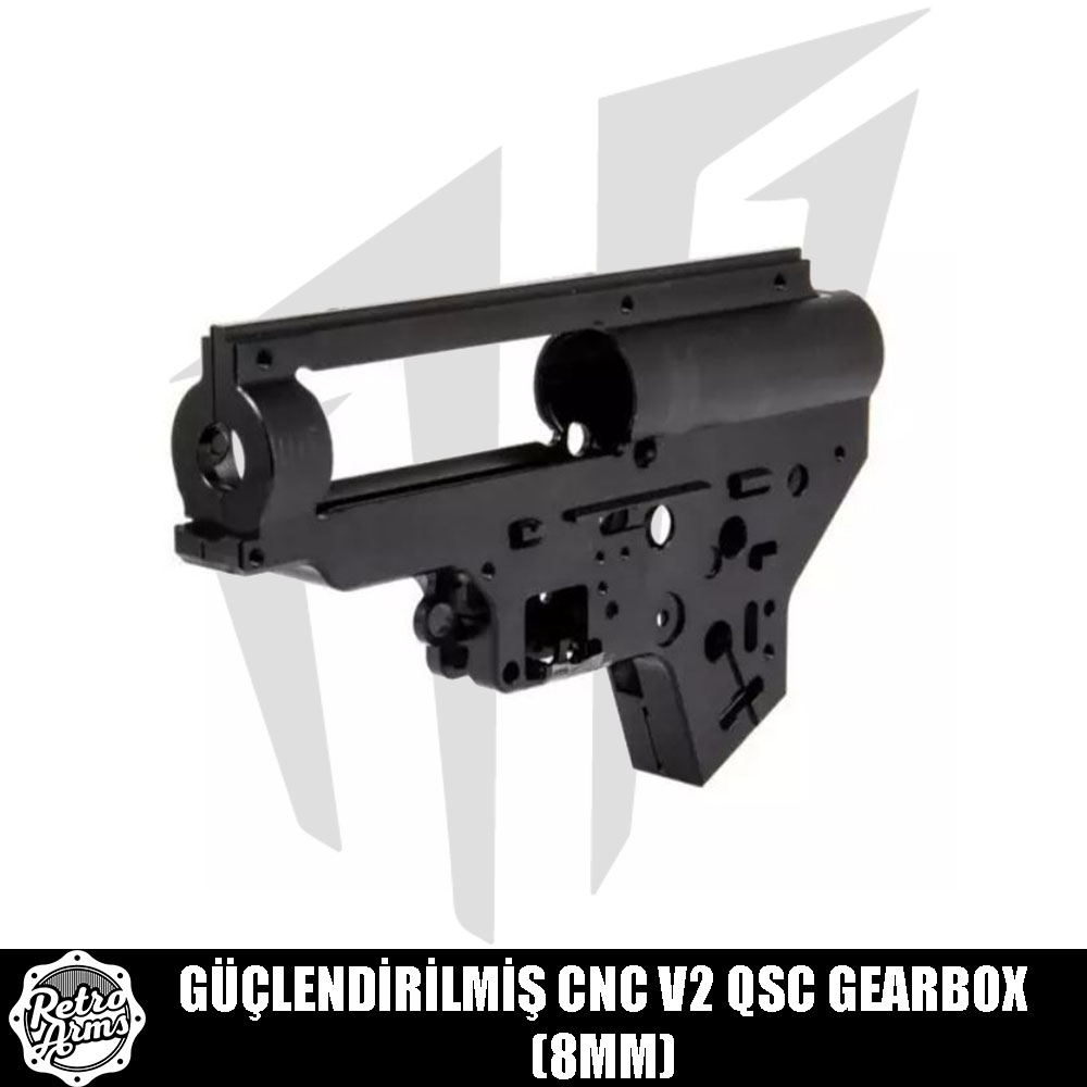 Retro Arms Güçlendirilmiş CNC V2 QSC Gearbox (8mm) - Armorion.com