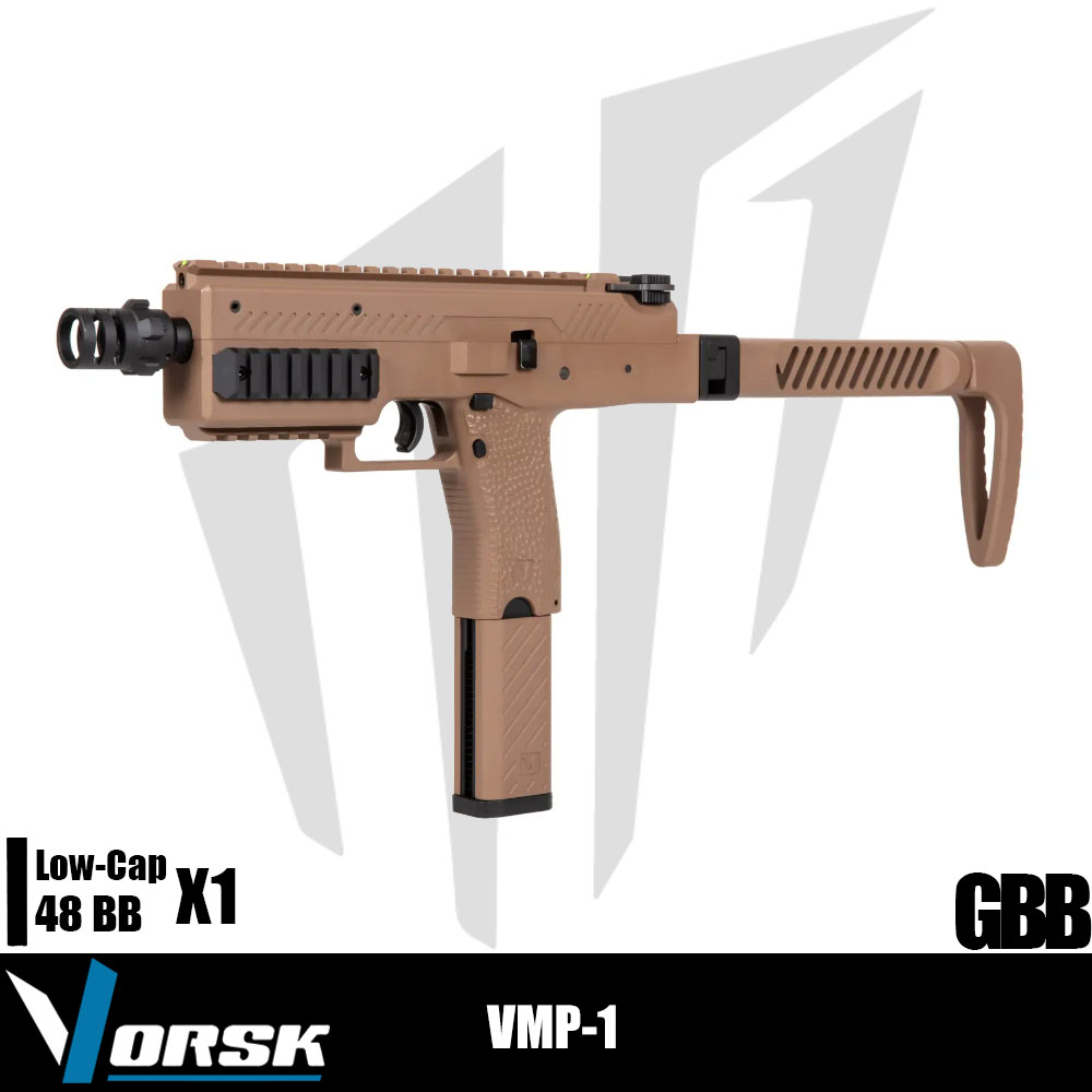VORSK VMP-1 Hafif Makineli Airsoft Tüfeği – Tan - Armorion.com