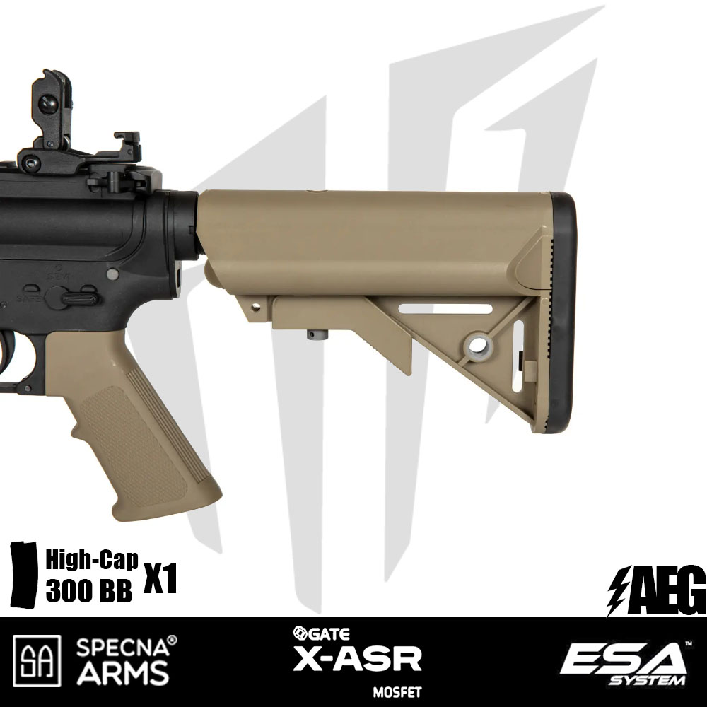Specna Arms SA-F03 FLEX™ GATE X-ASR Airsoft Tüfeği – Yarım Tan - Armorion.com