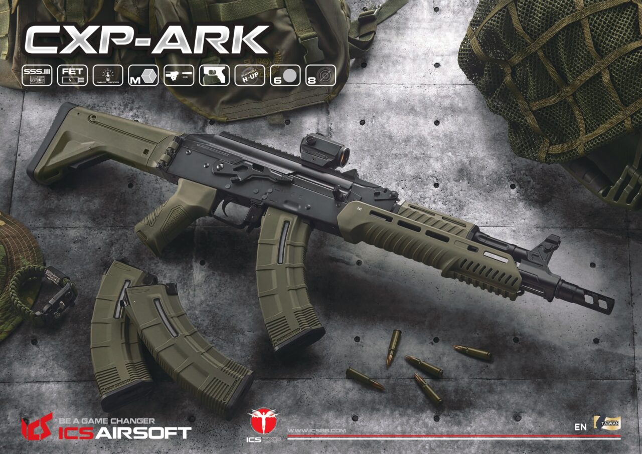 ICS Airsoft CXP-ARK S3 Airsoft Tüfeği – Yarım Yeşil - Armorion.com