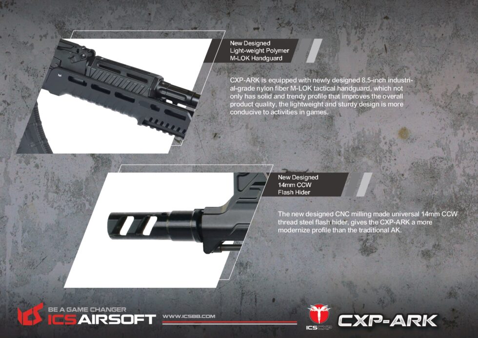 ICS Airsoft CXP-ARK Airsoft Tüfeği – Yarım Yeşil - Armorion.com