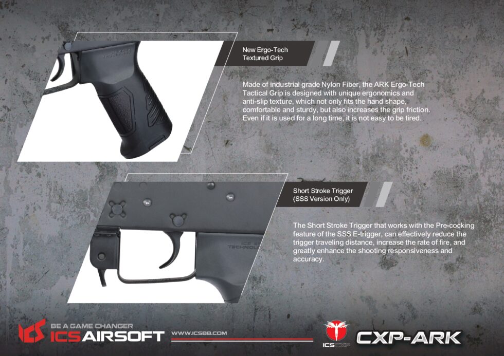 ICS Airsoft CXP-ARK Airsoft Tüfeği – Yarım Yeşil - Armorion.com