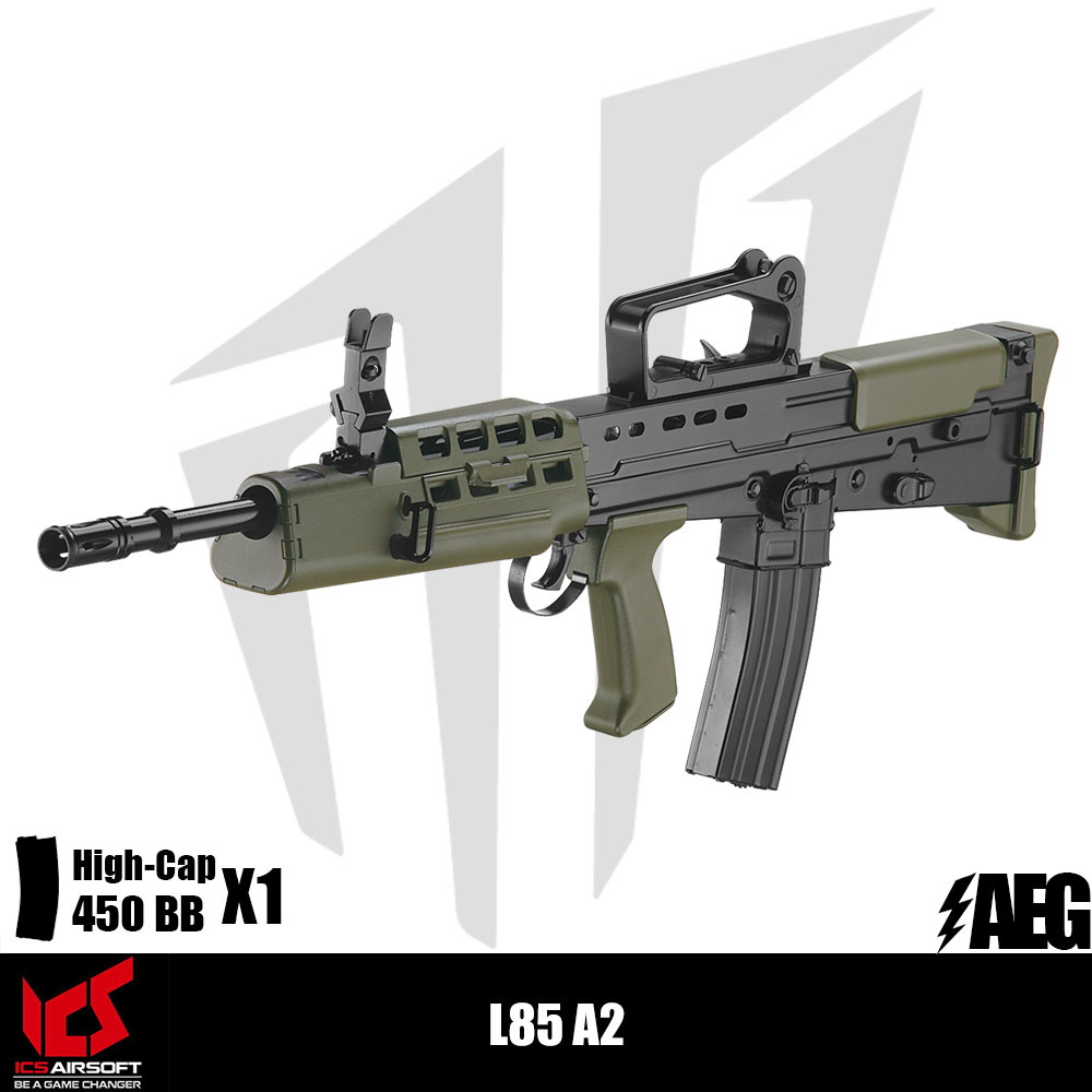 ICS Airsoft L85 A2 Airsoft Tüfeği – Yeşil-Siyah - Armorion.com