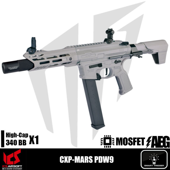 ICS Airsoft CXP-MARS PDW9 Airsoft Tüfeği – Urban Gri - Armorion.com