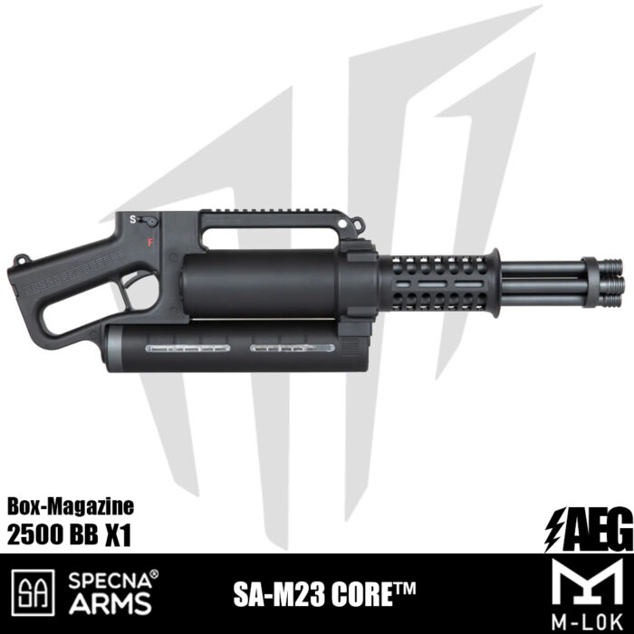 Specna Arms SA-M23 CORE™ Airsoft Tüfeği – (36rps) – Siyah - Armorion.com