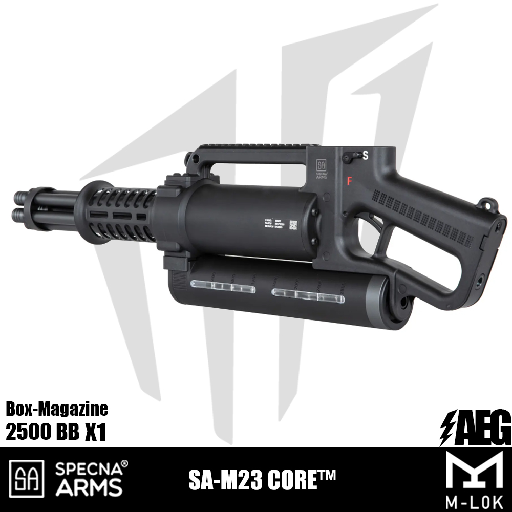 Specna Arms SA-M23 CORE™ Airsoft Tüfeği – (36rps) – Siyah - Armorion.com