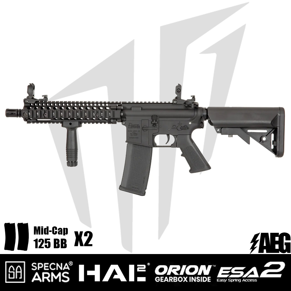 Specna Arms MK18 SA-E19 EDGE™ Airsoft Tüfeği Daniel Defense® HAL² ™ – Siyah - Armorion.com